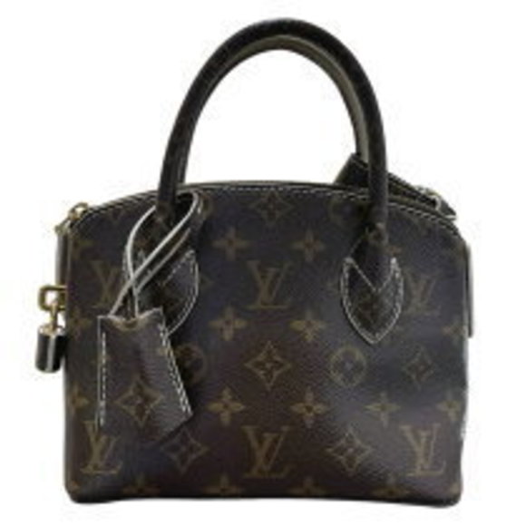 Louis Vuitton | Bags | Louis Vuitton Lockit Bb Brown Shiny Monogram ...